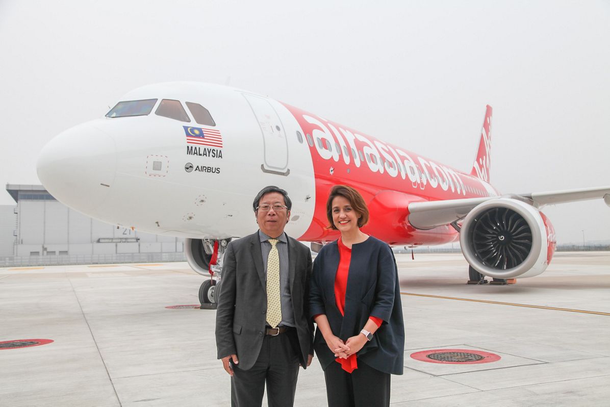 First A320neo assembled in Tianjin delivered to Air Asia. AirAsia has taken