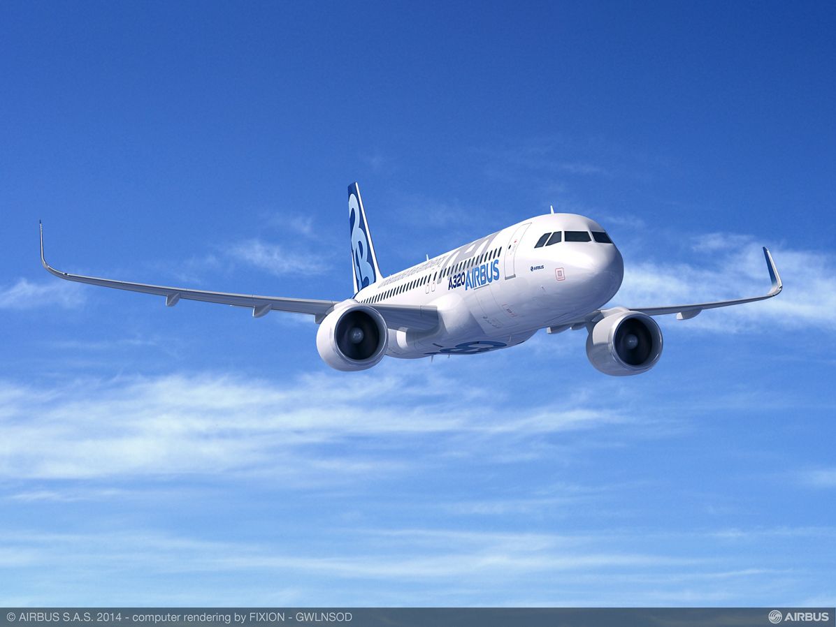 The first A320neo Family jetliner is readying for the company’s flight ...