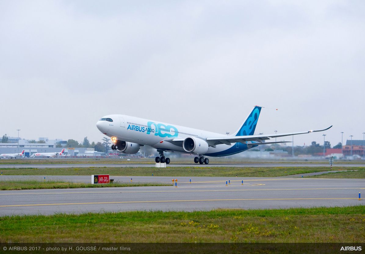 First A330neo becomes airborne for its maiden flight