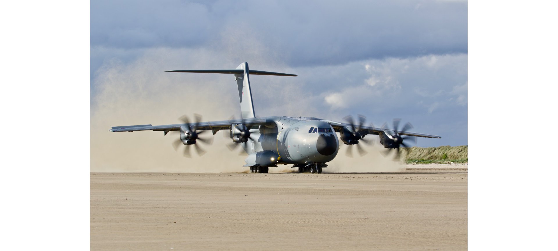 Landing on a beach, mission impossible? Not for the A400M