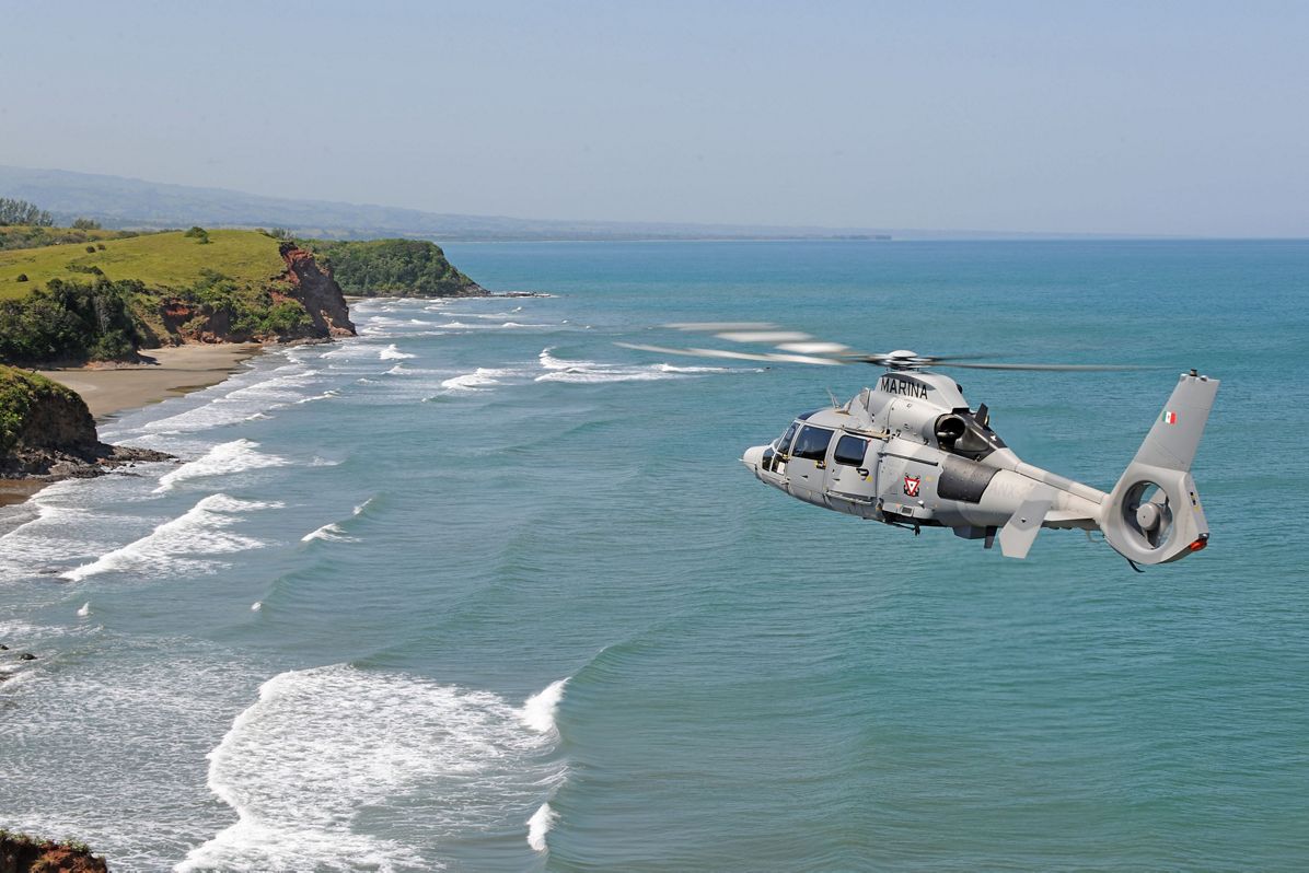 Ten AS565 MBe Panther helicopters in service in Mexico. On December Mexican