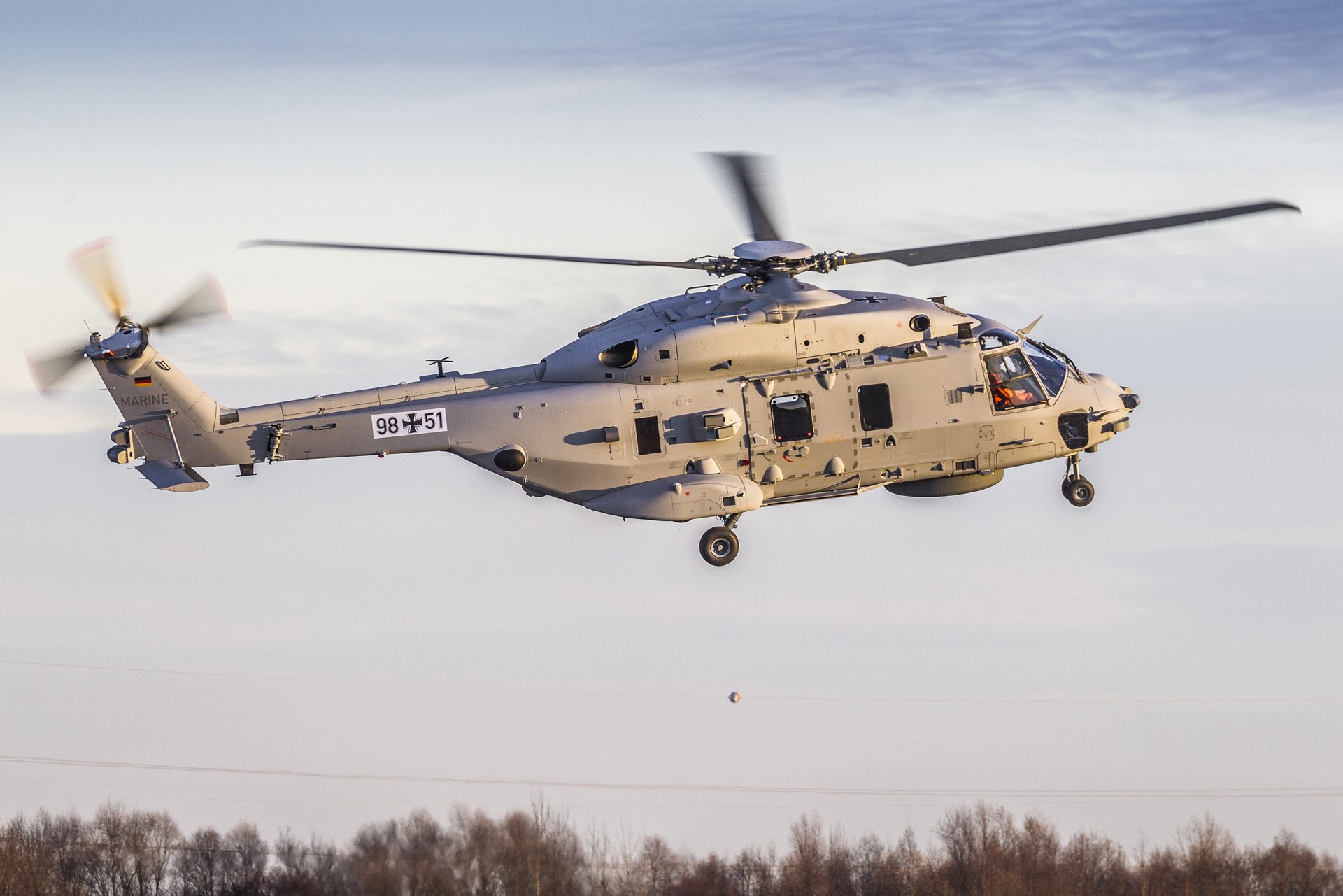 German Navy NH90 Sea Lion performs maiden flight - Helicopters - Airbus
