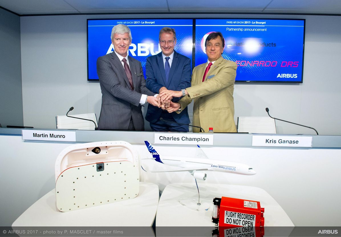 Airbus launches new fixed and deployable flight recorders. Deployable voice